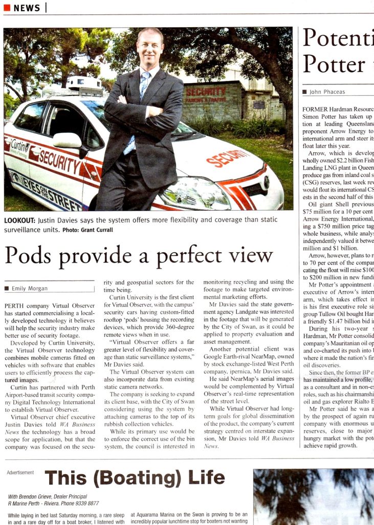 Virtual Observer - Software Product Commercialisation and Trade Sale ...